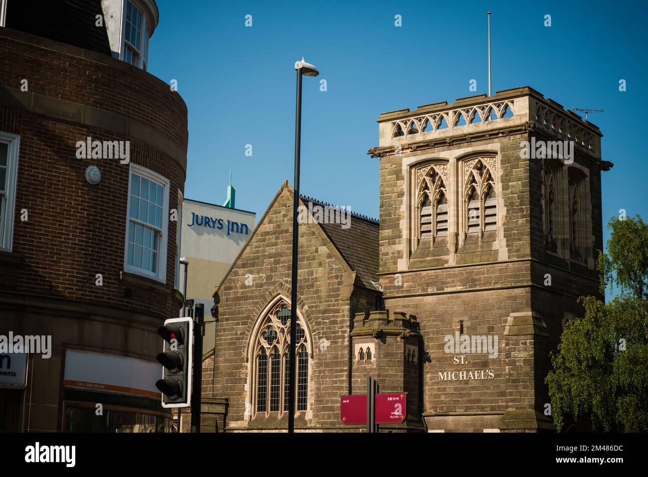 St Michael's Church, Derby, england Stock Photo - Alamy
