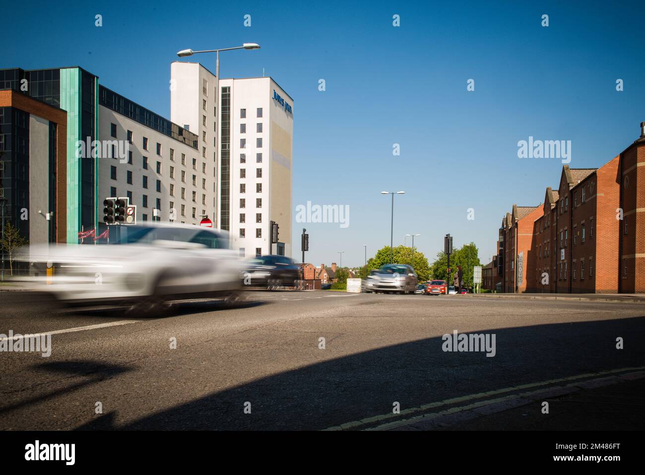 Derby City Center, UK Stock Photo - Alamy