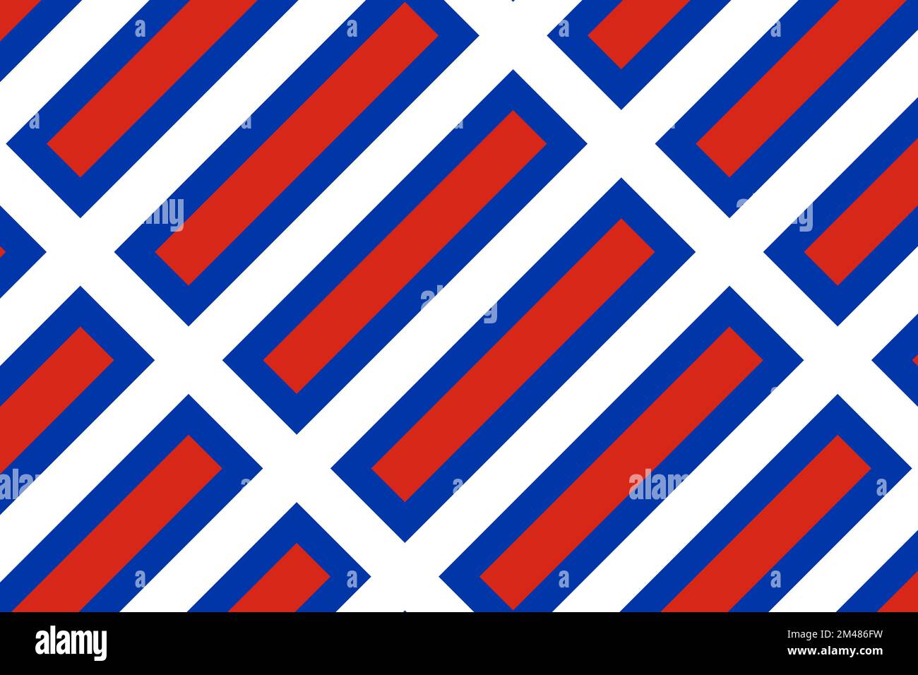 Geometric pattern in the colors of the national flag of Russia. The ...