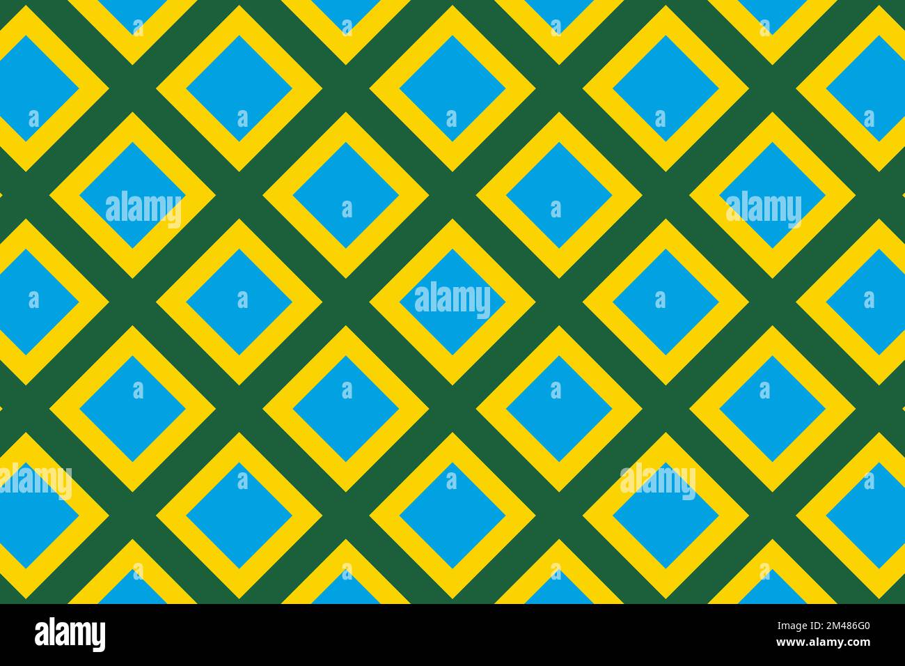 Geometric pattern in the colors of the national flag of Rwanda. The ...