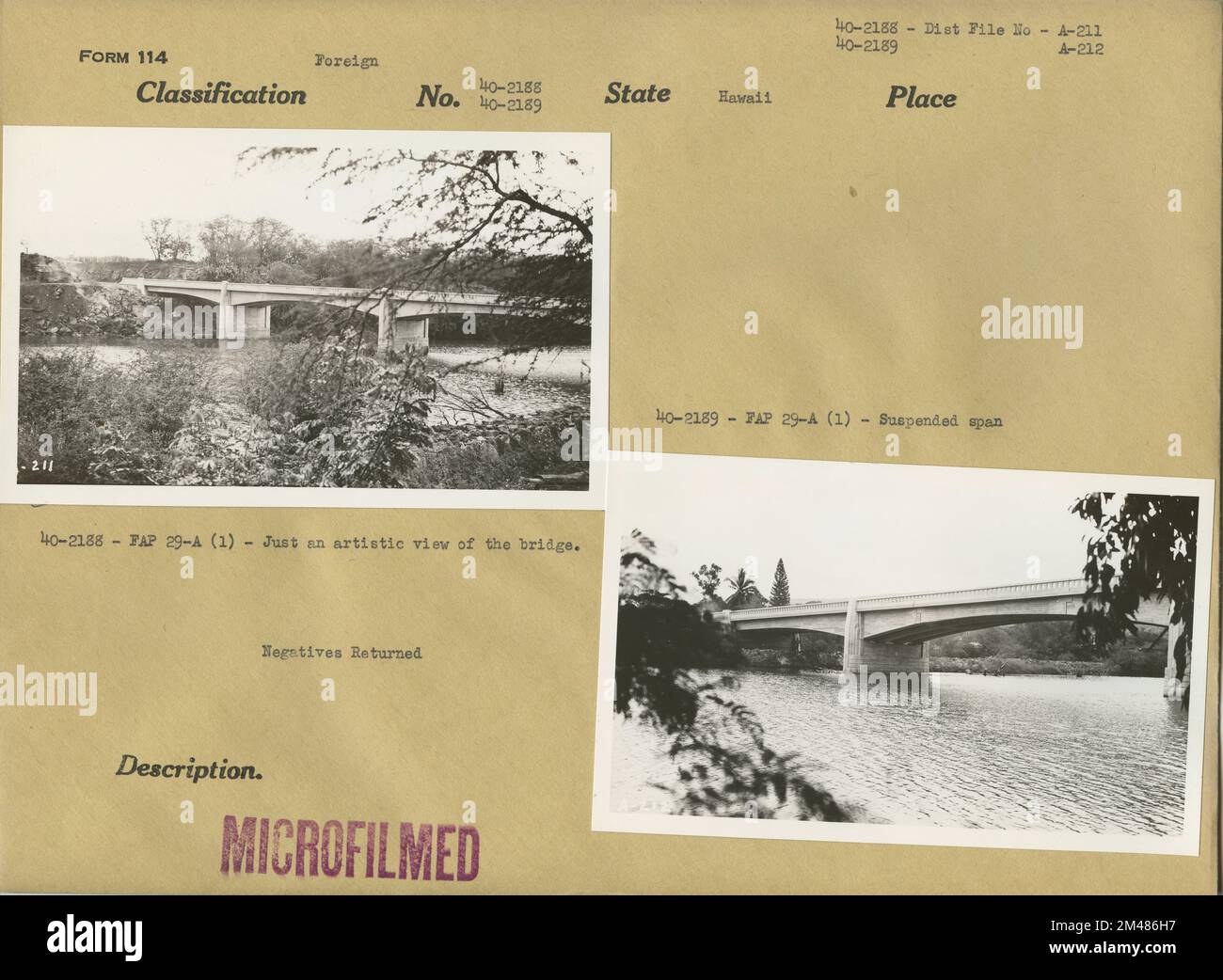 Waimea River Bridge - Artistic View, Waimea River Bridge - Suspended ...