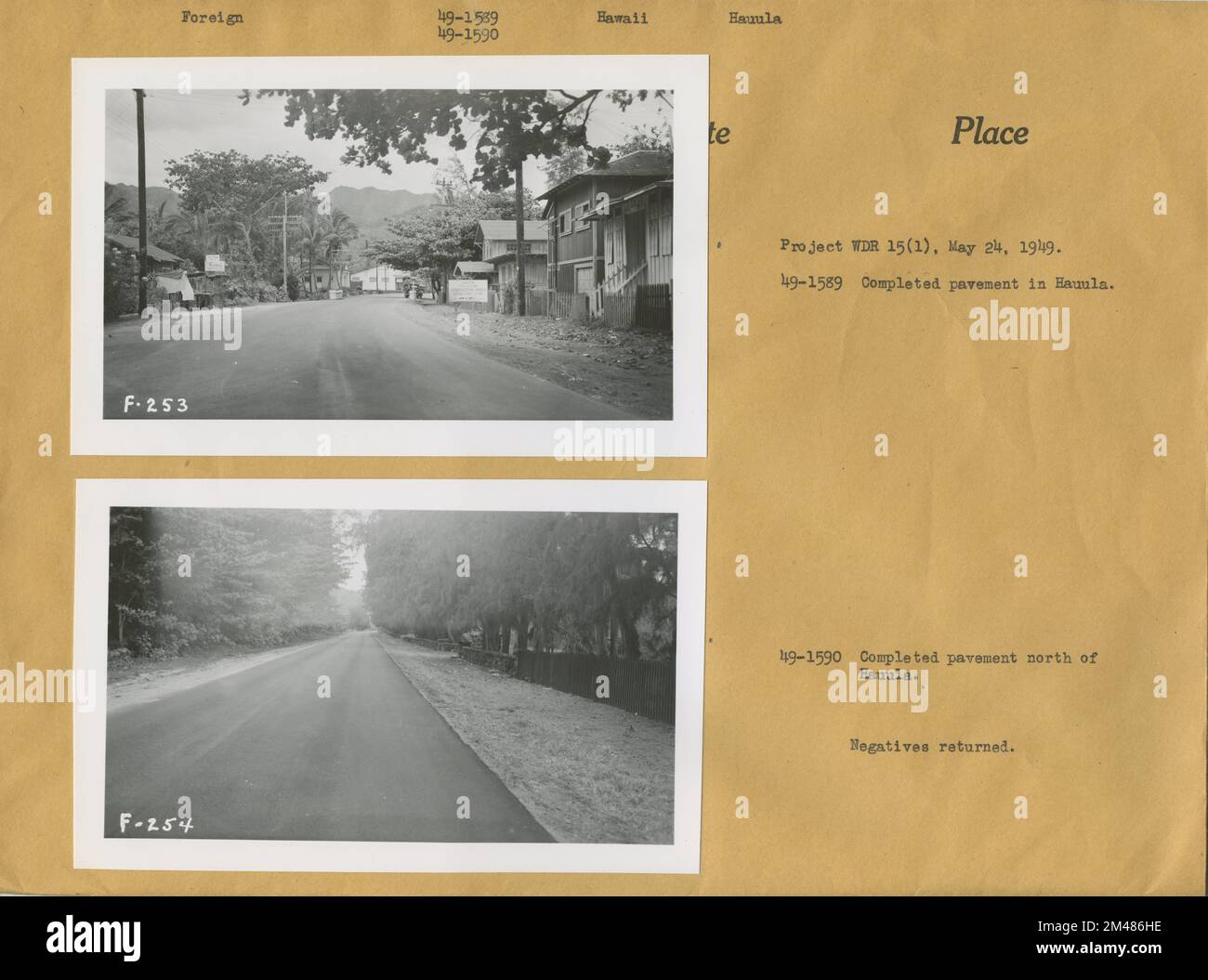 Completed Pavement in Hauula, Completed Pavement North of Hauula ...