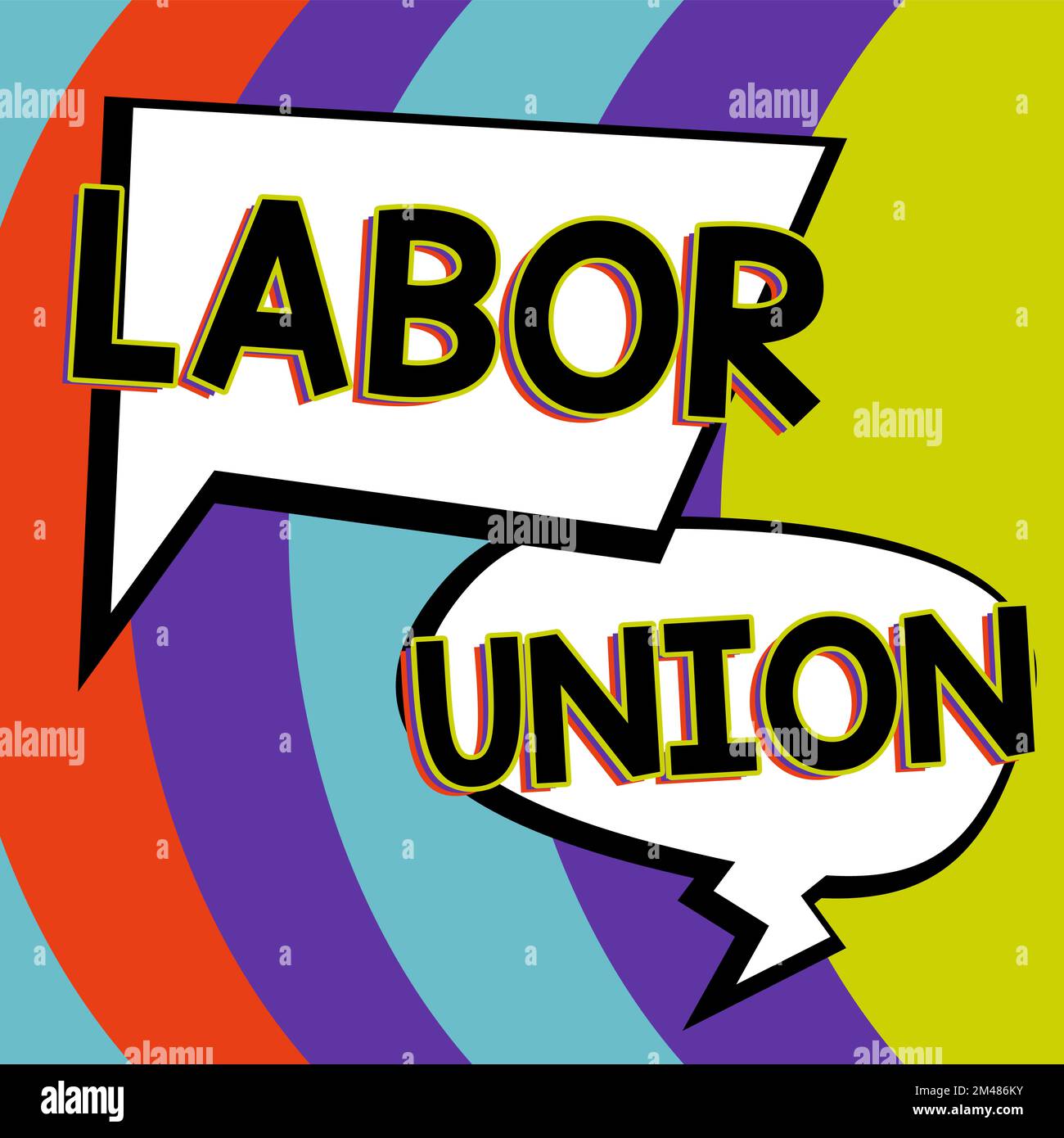 Text showing inspiration Labor Union. Business approach rules relating ...