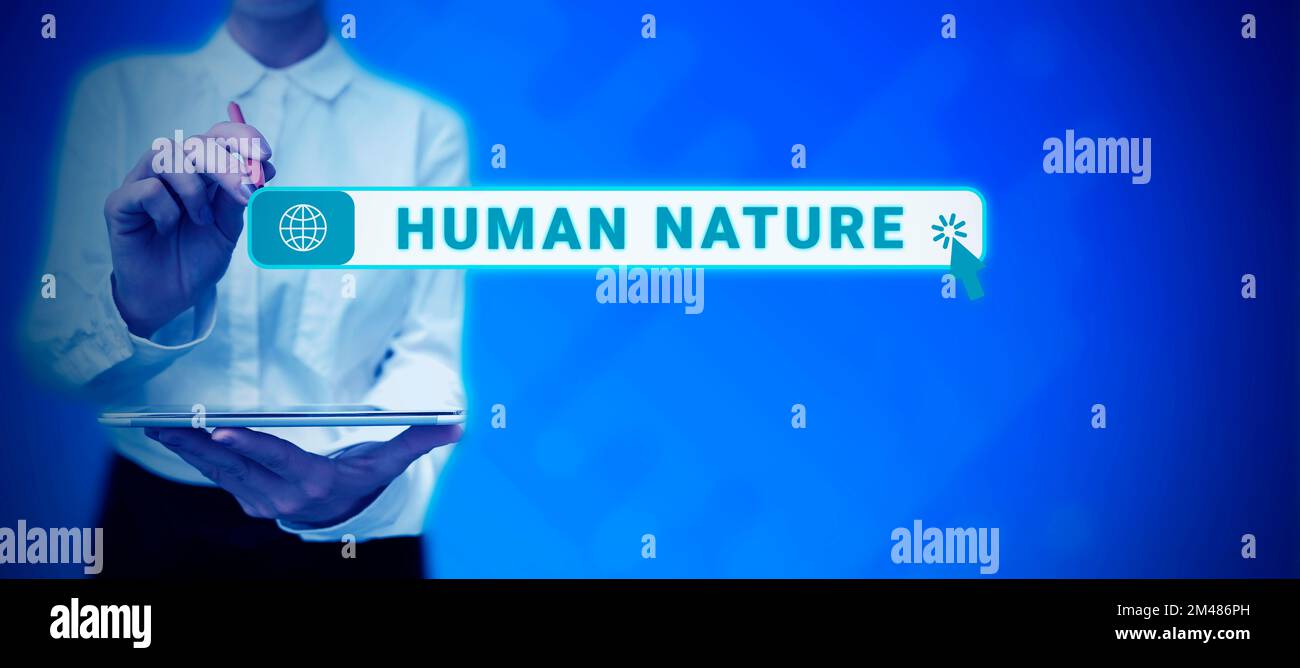 Conceptual caption Human Nature. Conceptual photo psychological ...