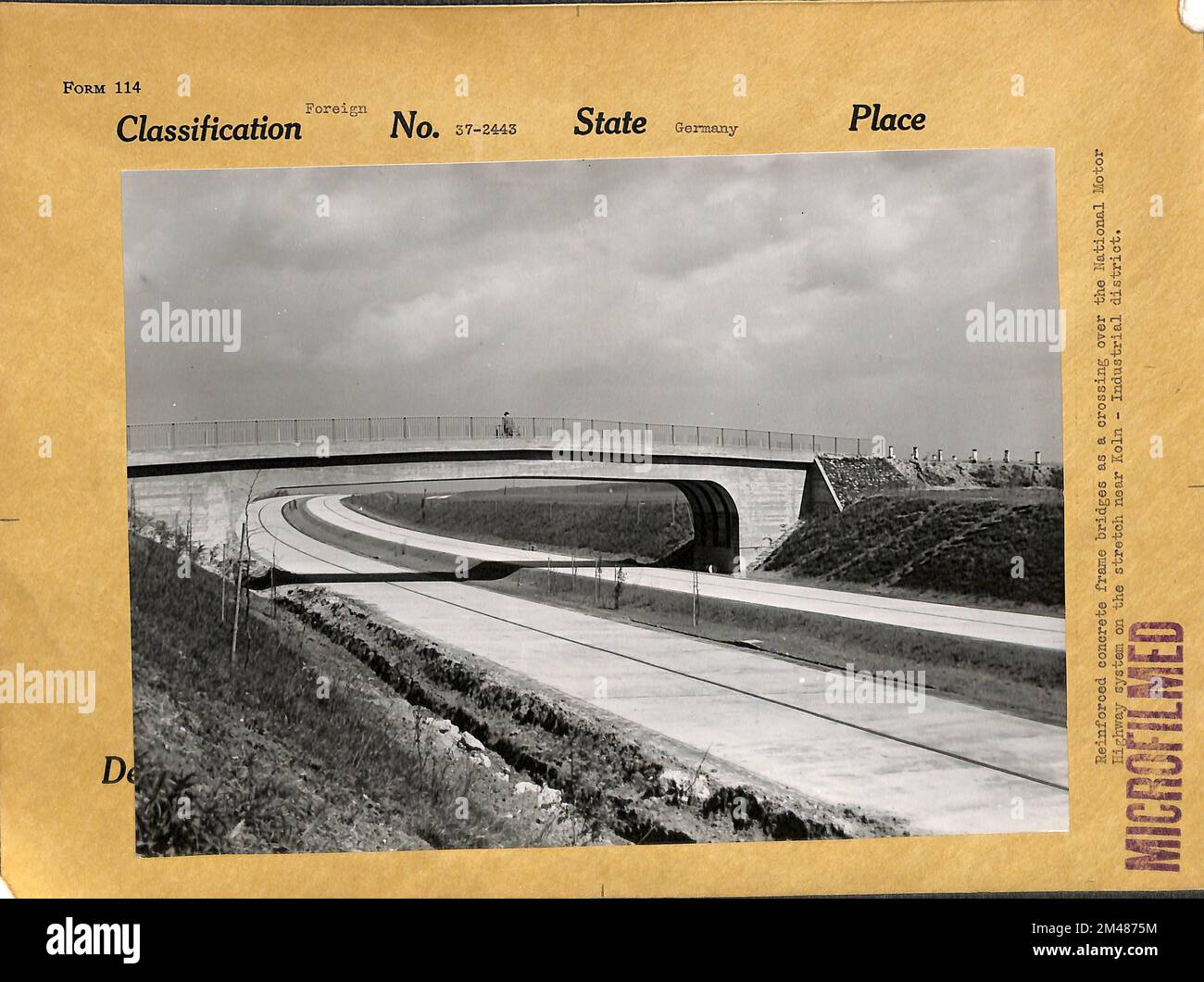 Reinforced Concrete Frame Bridges on a Stretch Near Koln - Industrial ...