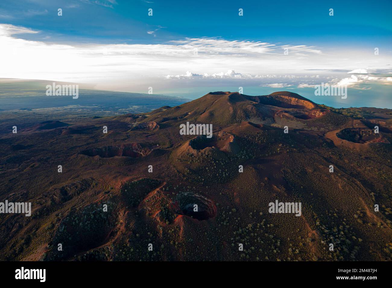 Summit, Hualalai Volcano, Kailua-Kona, Island of Hawaii Stock Photo - Alamy