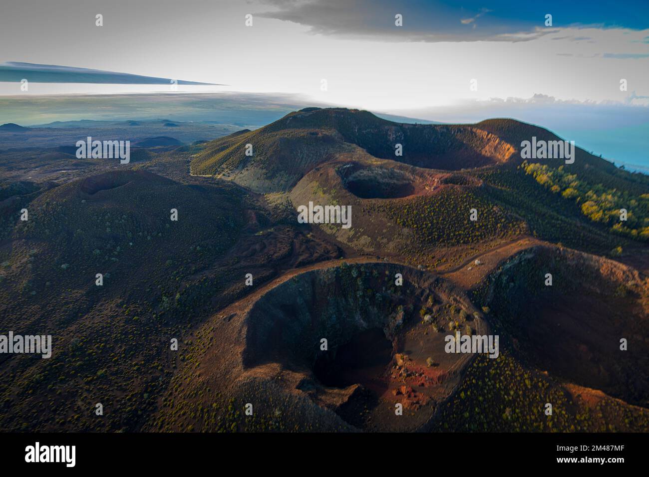 Summit, Hualalai Volcano, Kailua-Kona, Island of Hawaii Stock Photo - Alamy