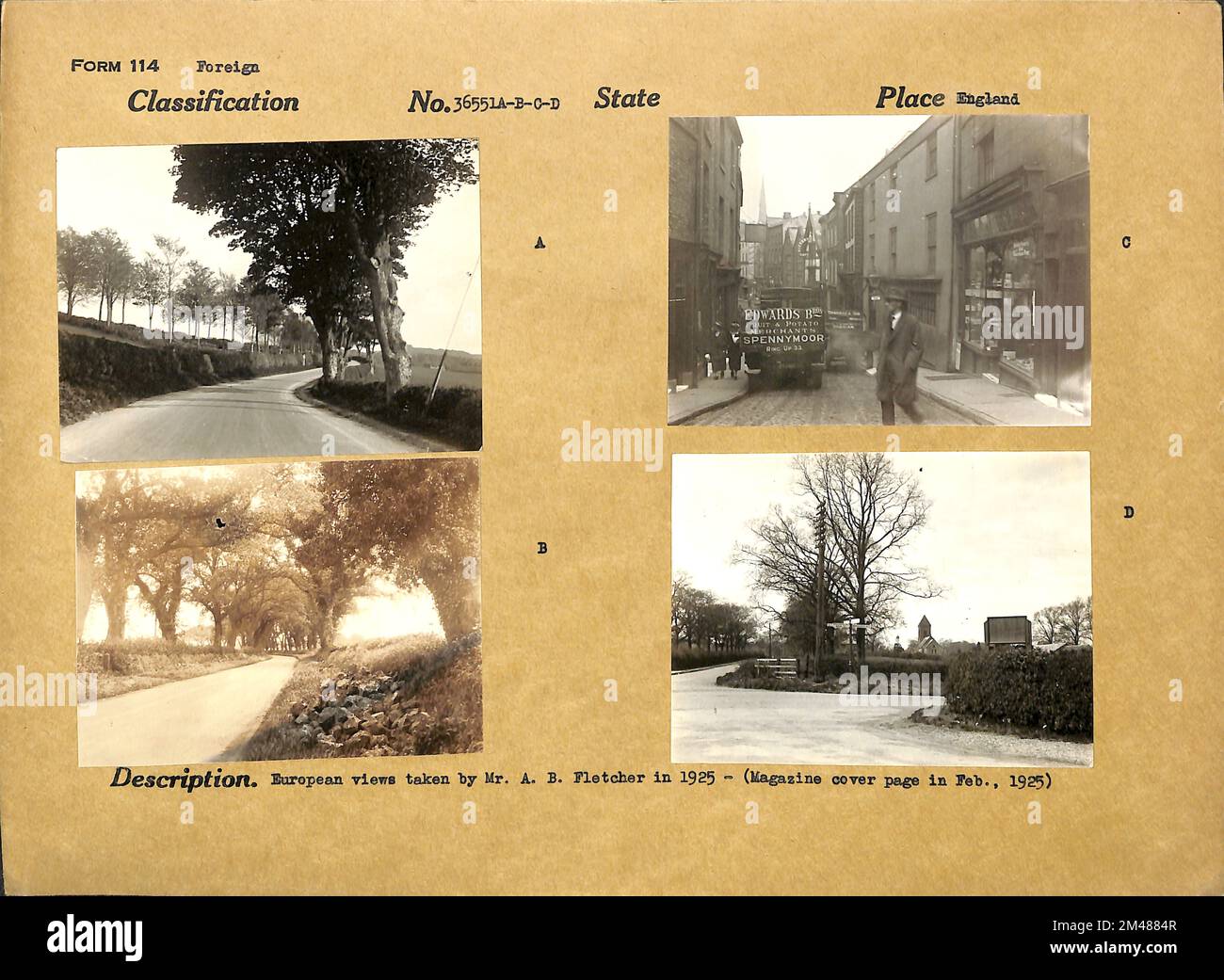 European Views taken by AB Fletcher in 1925. Original caption: European ...