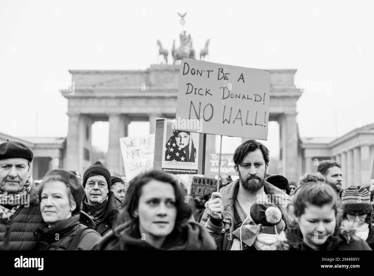 Trump protest germany hi-res stock photography and images - Alamy
