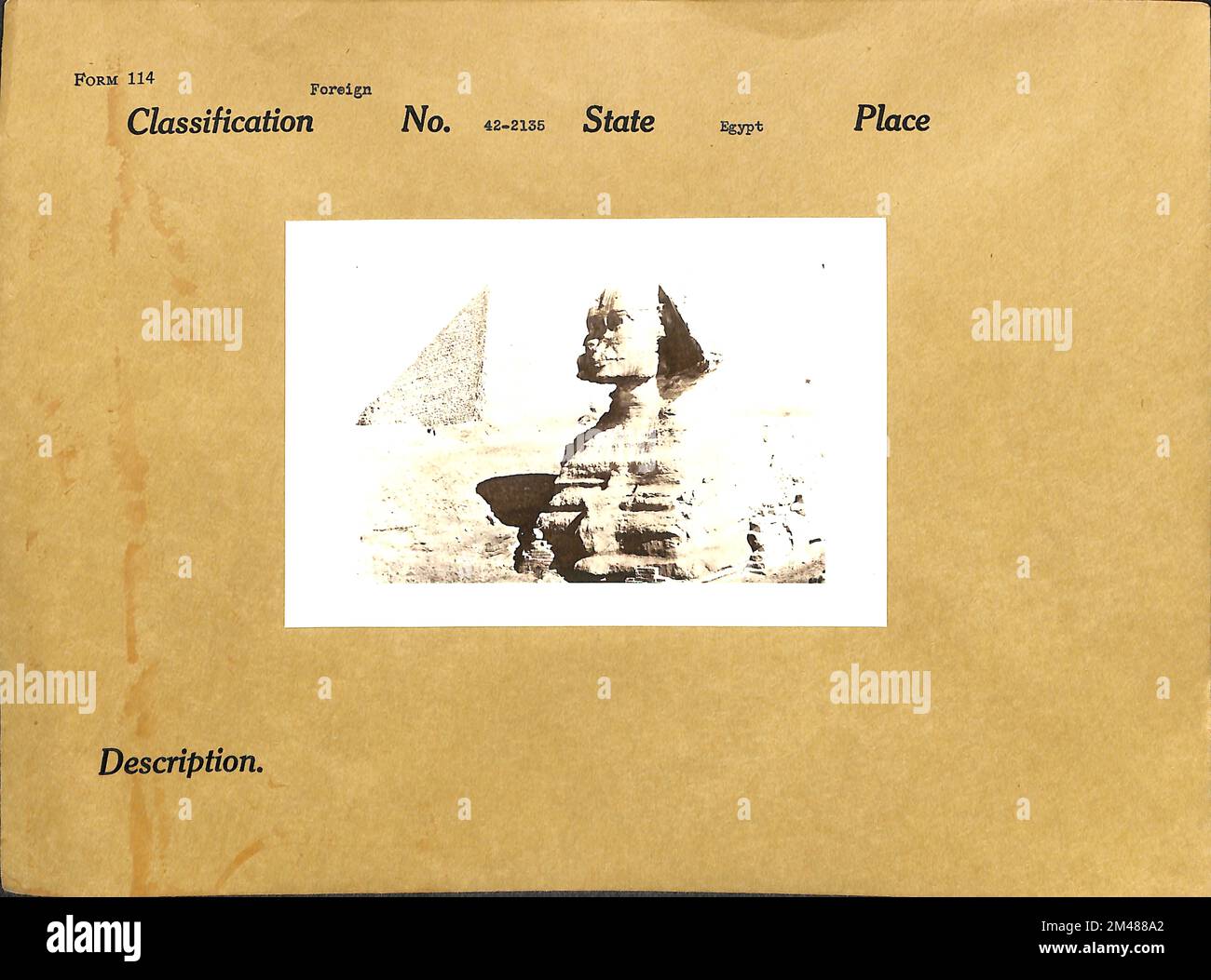 Sphinx egypt early hi-res stock photography and images - Alamy