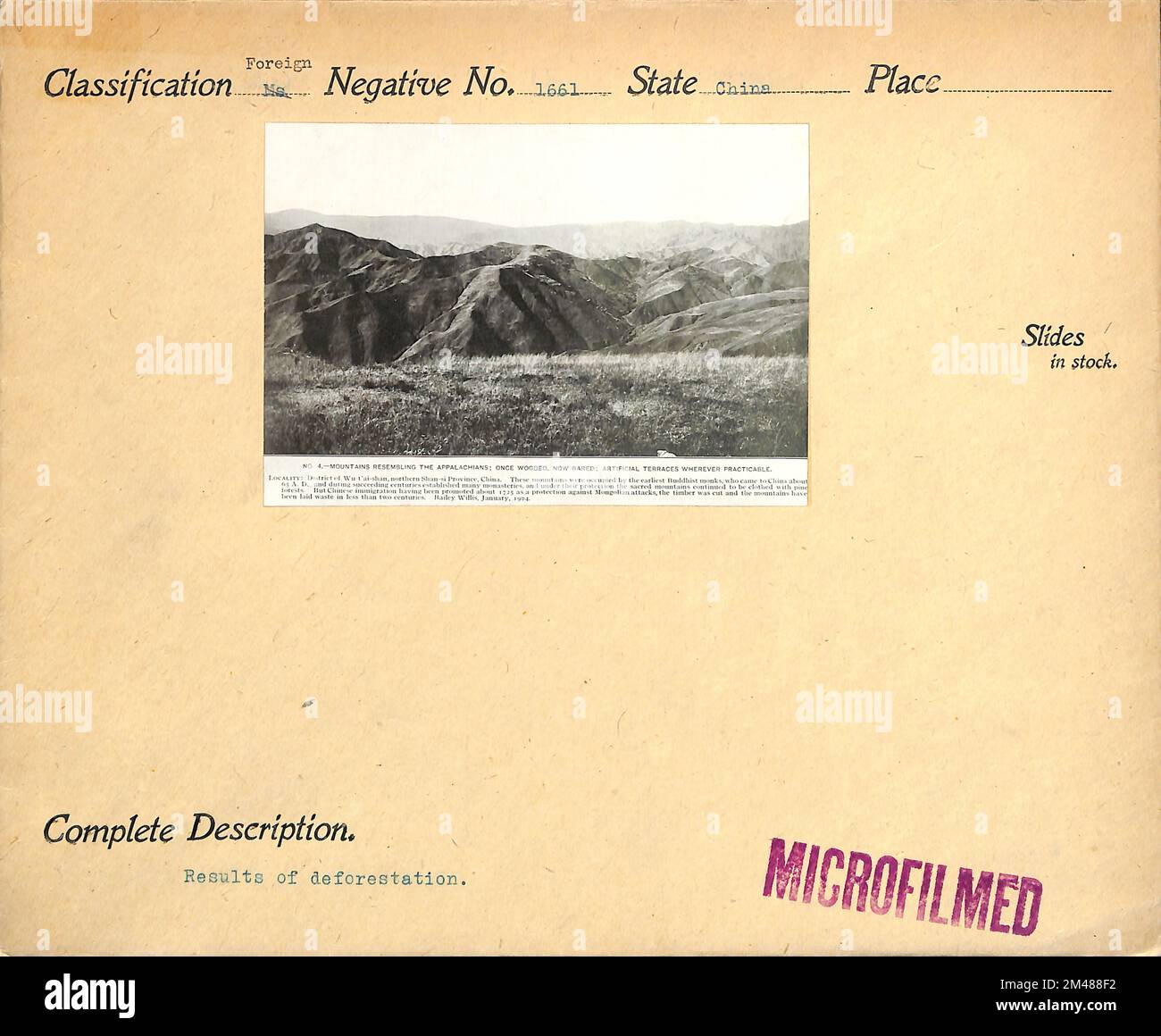 Results of Deforestation. Original caption: Results of deforestation ...