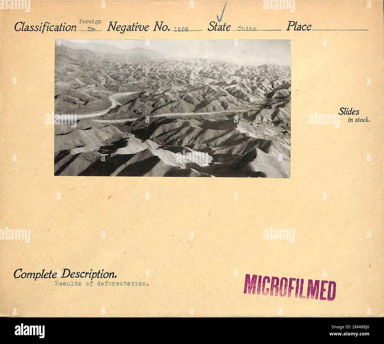 Results of Deforestation. Original caption: Results of deforestation ...