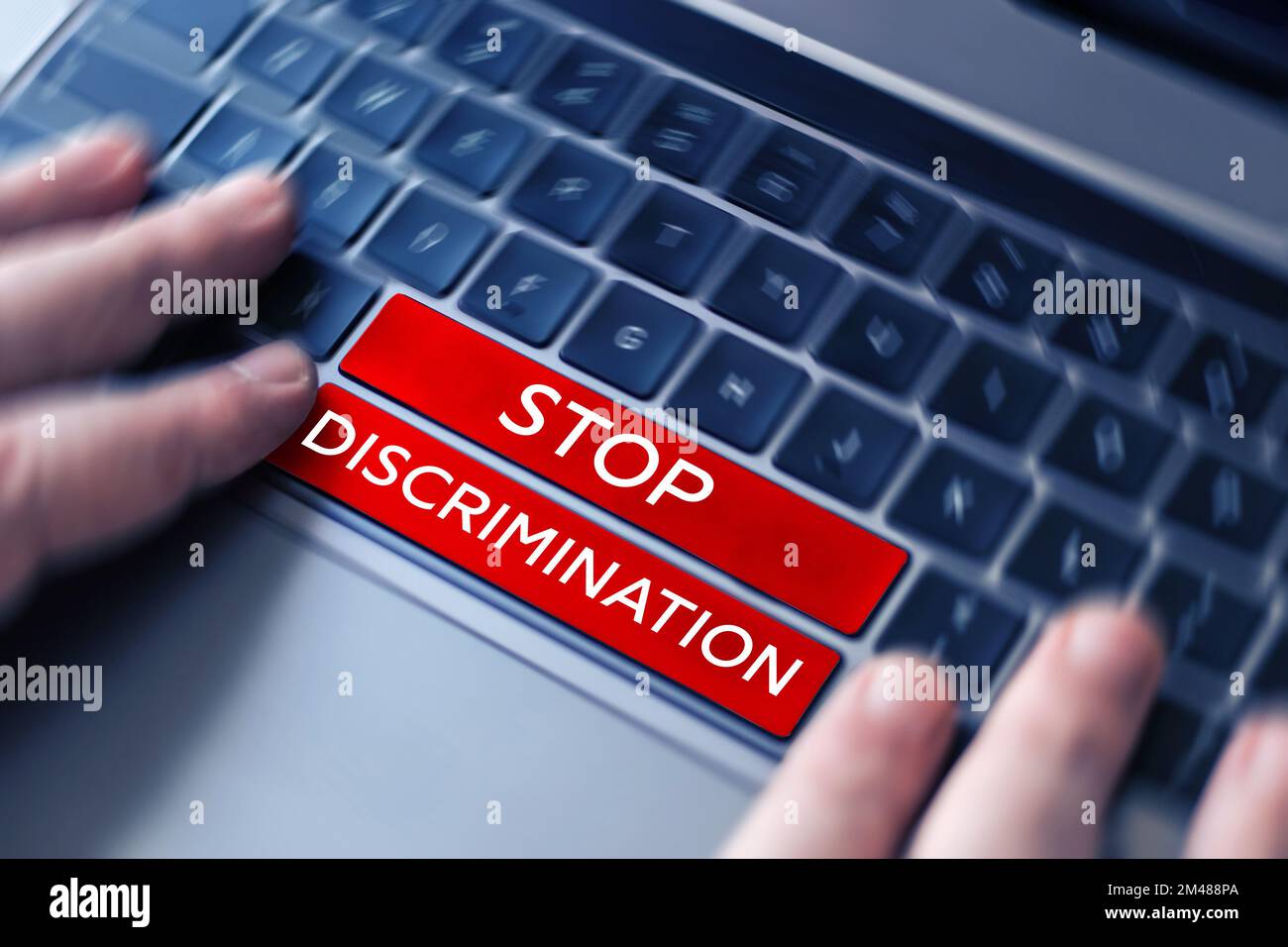 Text caption presenting Stop Discrimination. Business approach Prevent ... Text caption presenting Stop Discrimination. Business approach Prevent ...