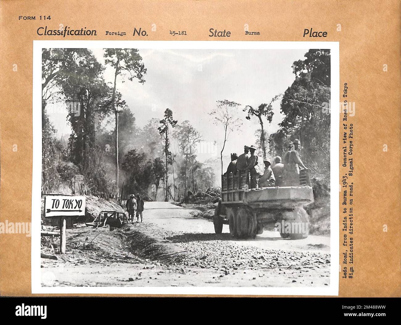 Burma corps hi-res stock photography and images - Alamy