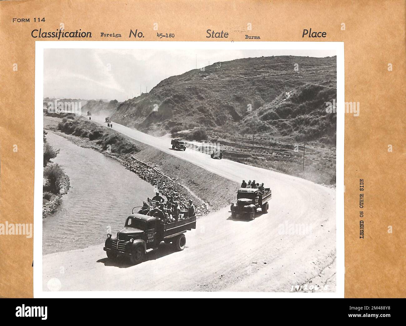 Chinese Army Troops on the Portion of the Burma Road in Chinese Hands ...