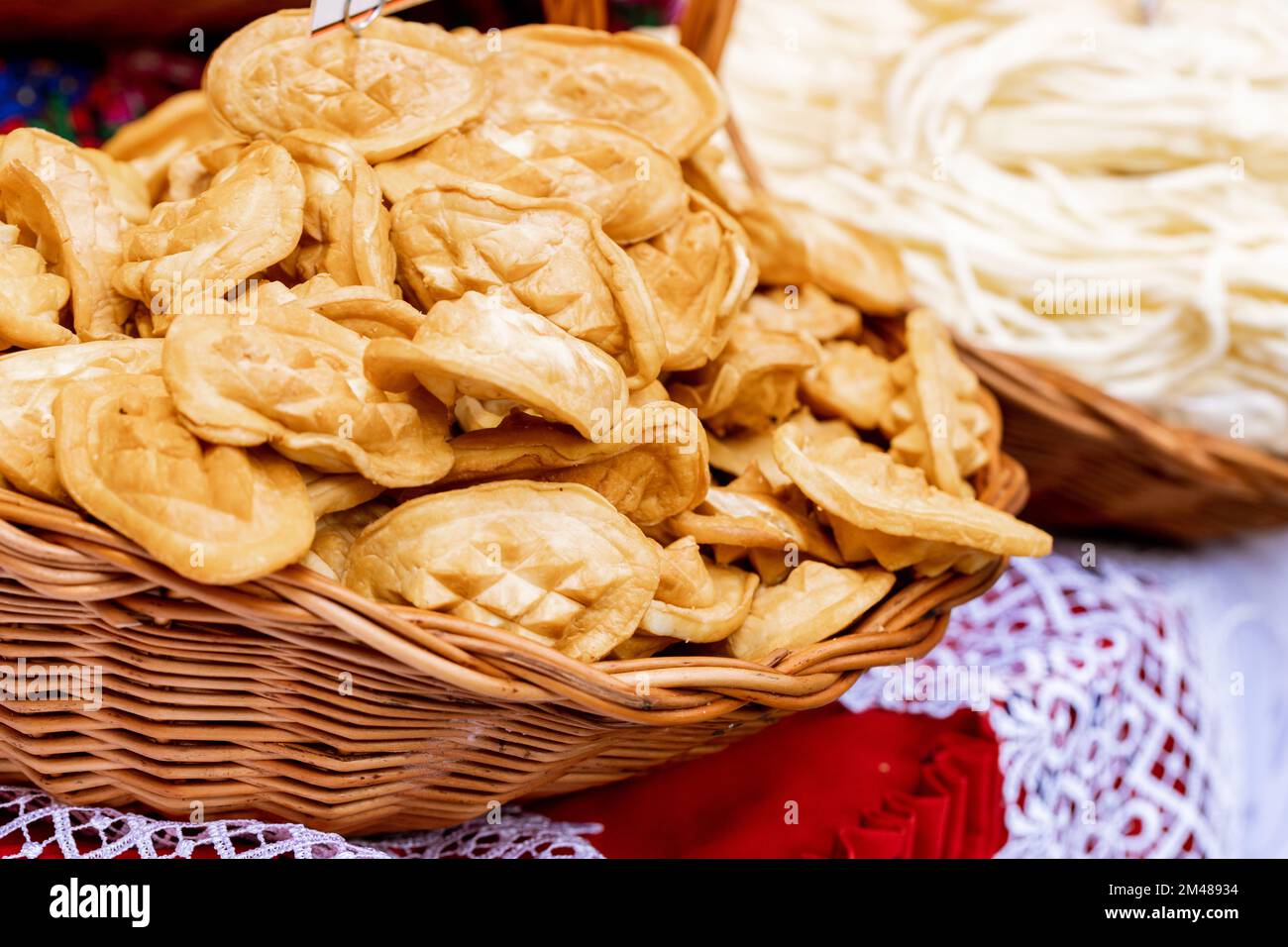 Traditional Polish mountain cheese called Oscypek, Made from sheep's ...