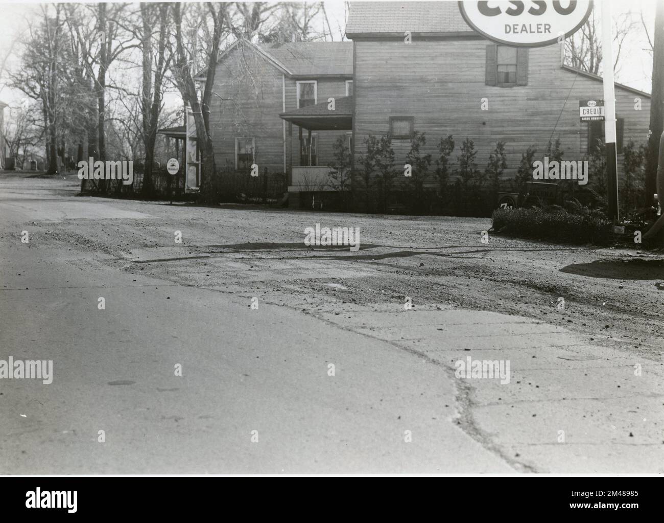 Concrete Pavement Failure, Falls Church. Original caption: These ...