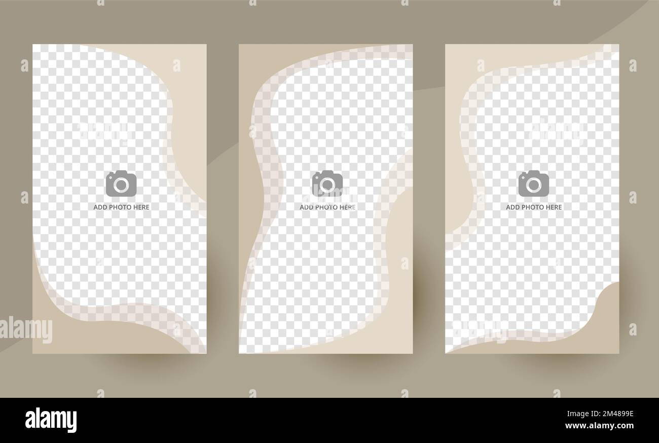 Stories templates for social media or banners. Vertical templates with ...