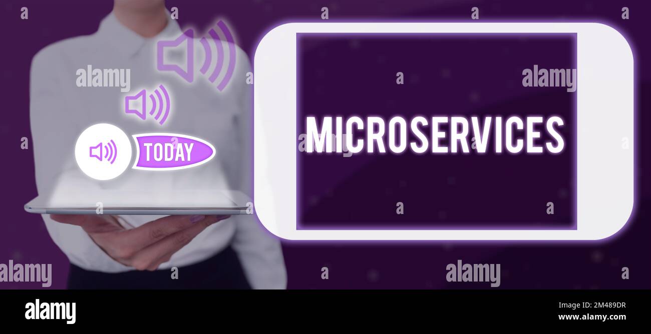 Handwriting Text Microservices Business Showcase Software Development Technique Building Single