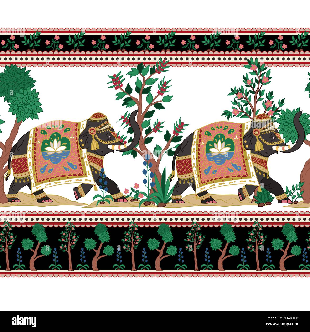 Decorative indian elephant hi-res stock photography and images - Alamy