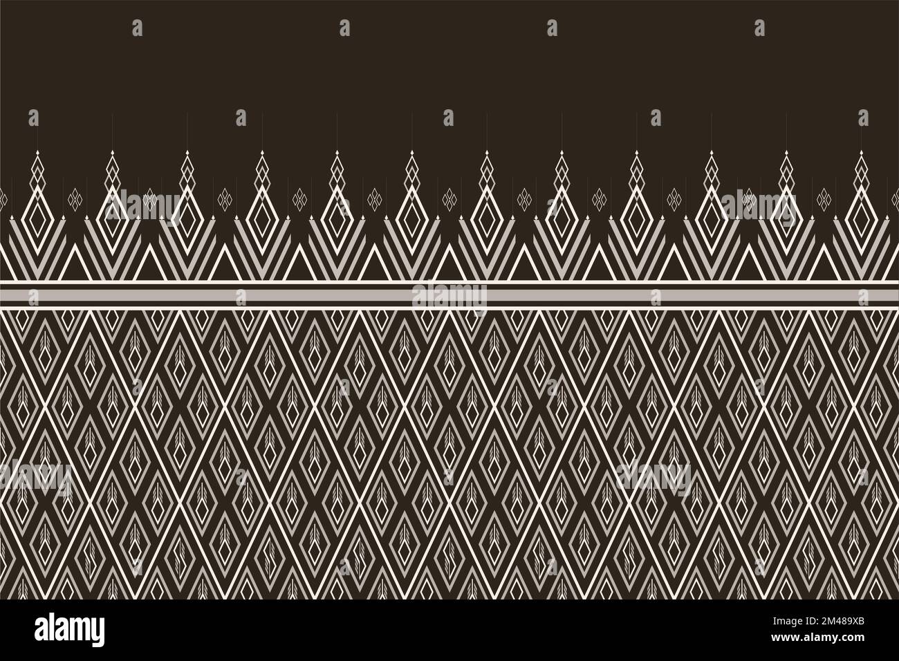 geometric ethnic pattern seamless pattern vector. style ethnic abstract ...