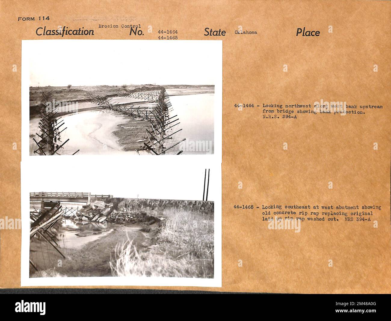 Examples of bank protection in Oklahoma. Original caption: 44-1364 ...
