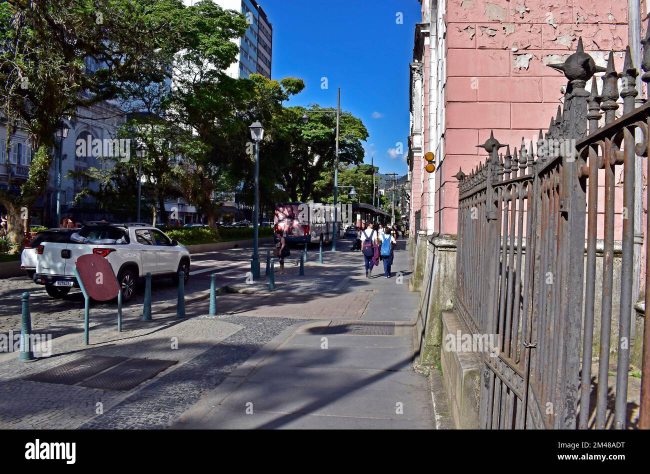 PETROPOLIS, RIO DE JANEIRO, BRAZIL - October 28, 2022: View of "Rua do ...