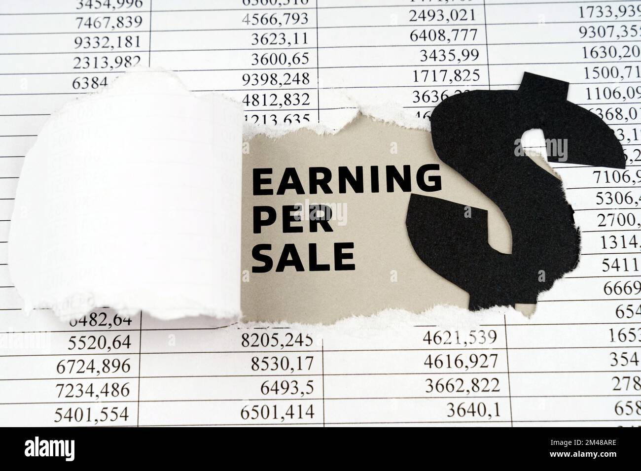 Earning per sale hi-res stock photography and images - Alamy