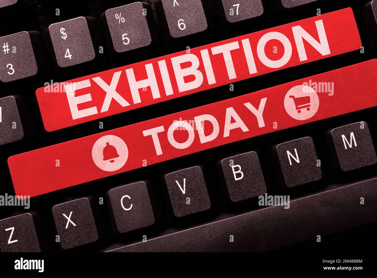 Writing displaying text Exhibition. Word Written on and act of exposing ...