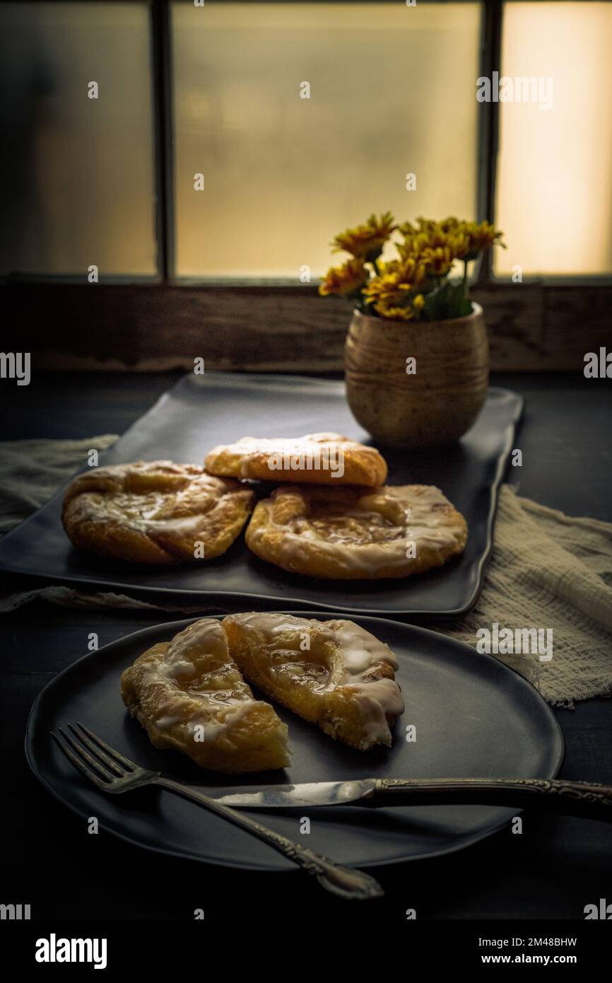 Fall Apple Danish Stock Photo - Alamy