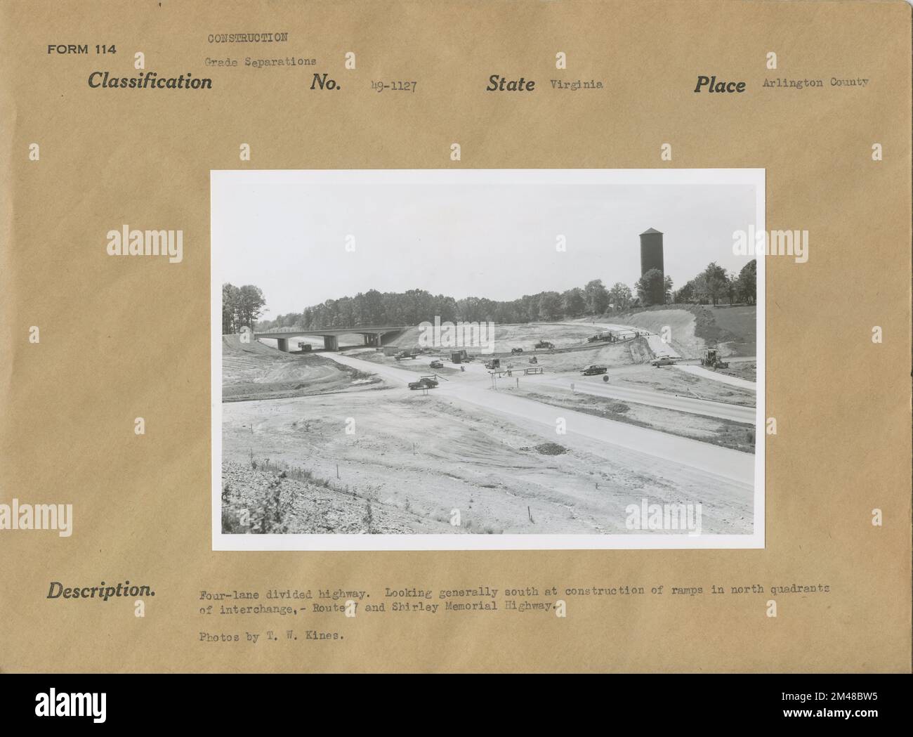 Four-lane Divided Highway. Original caption: Four-lane divided highway ...