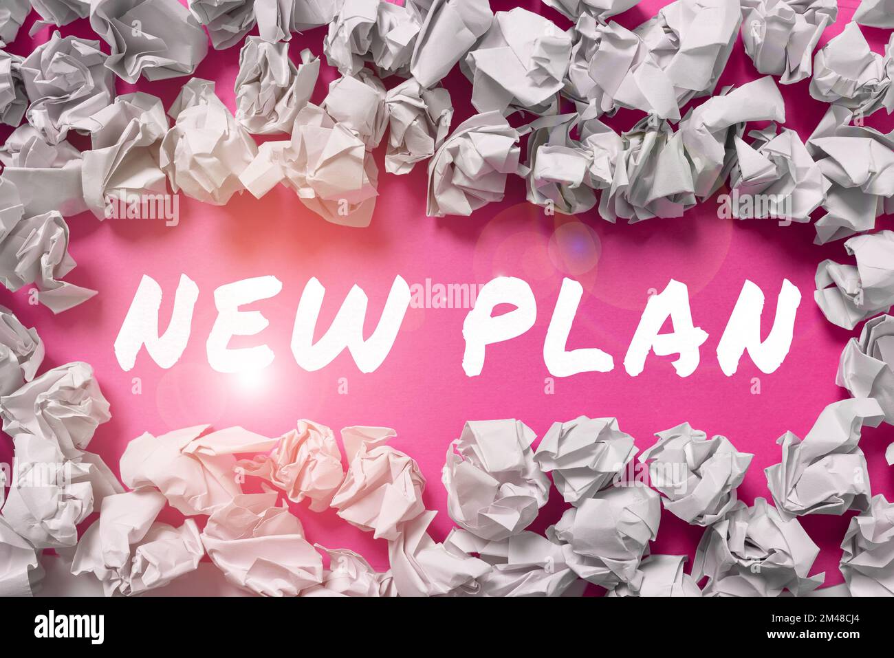 Writing displaying text New Plan. Business showcase Start of a detailed ...