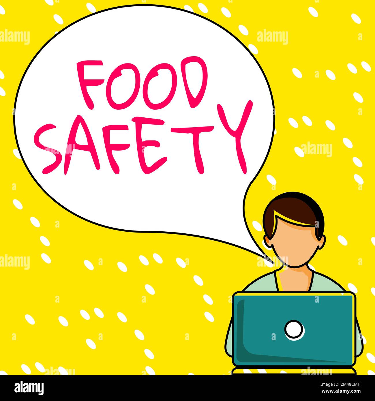 Kitchen food handling sign hi-res stock photography and images - Alamy