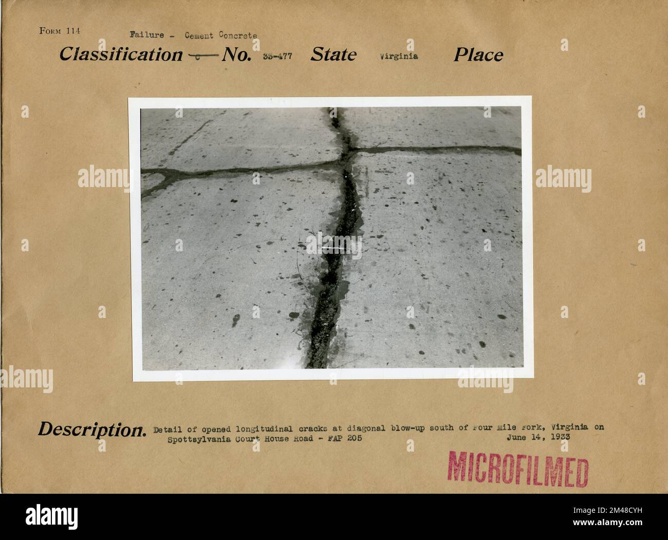 Opened Longitudinal Crack. Original caption: Details of opened ...