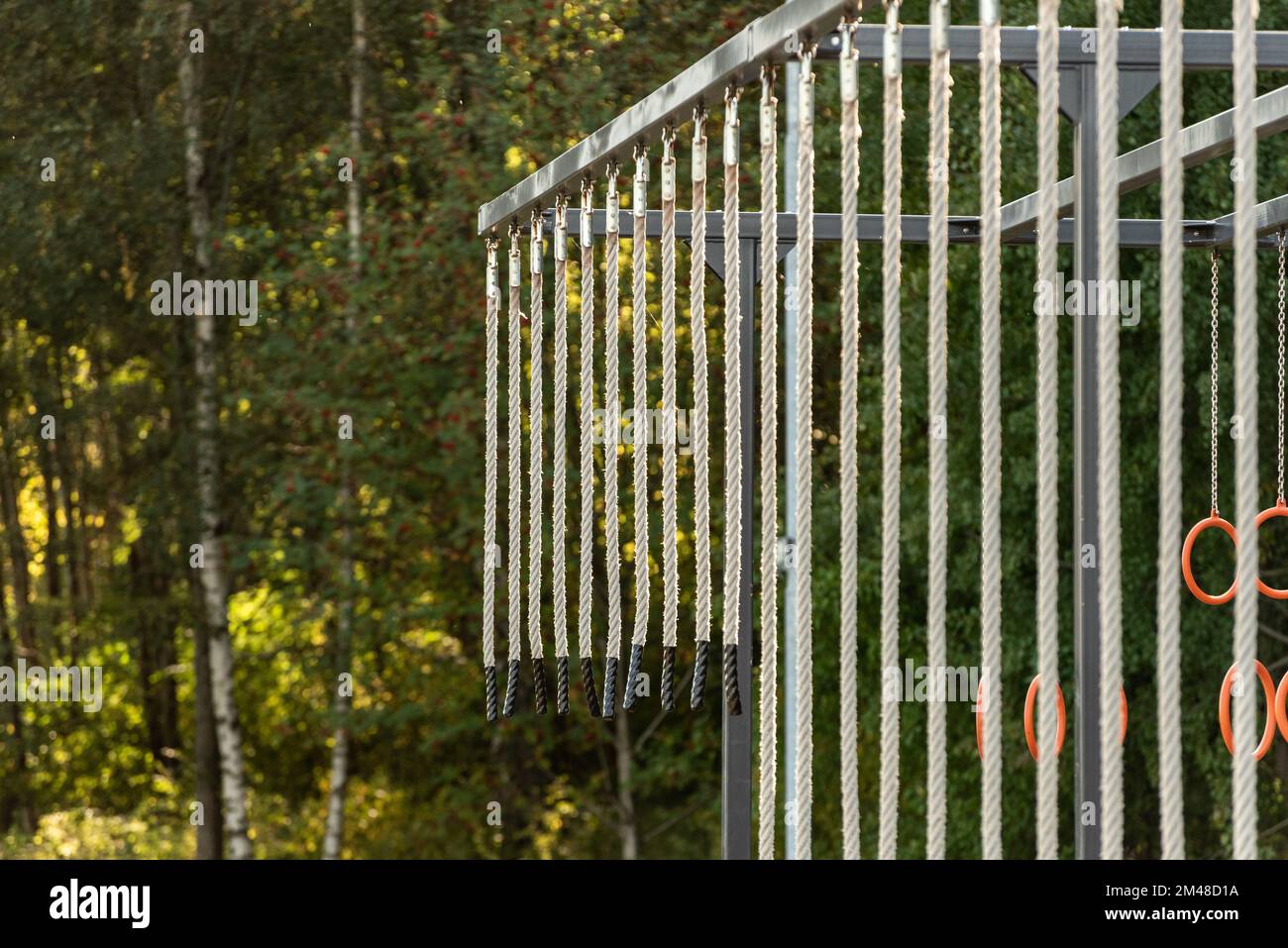 Part of an obstacle course Stock Photo - Alamy
