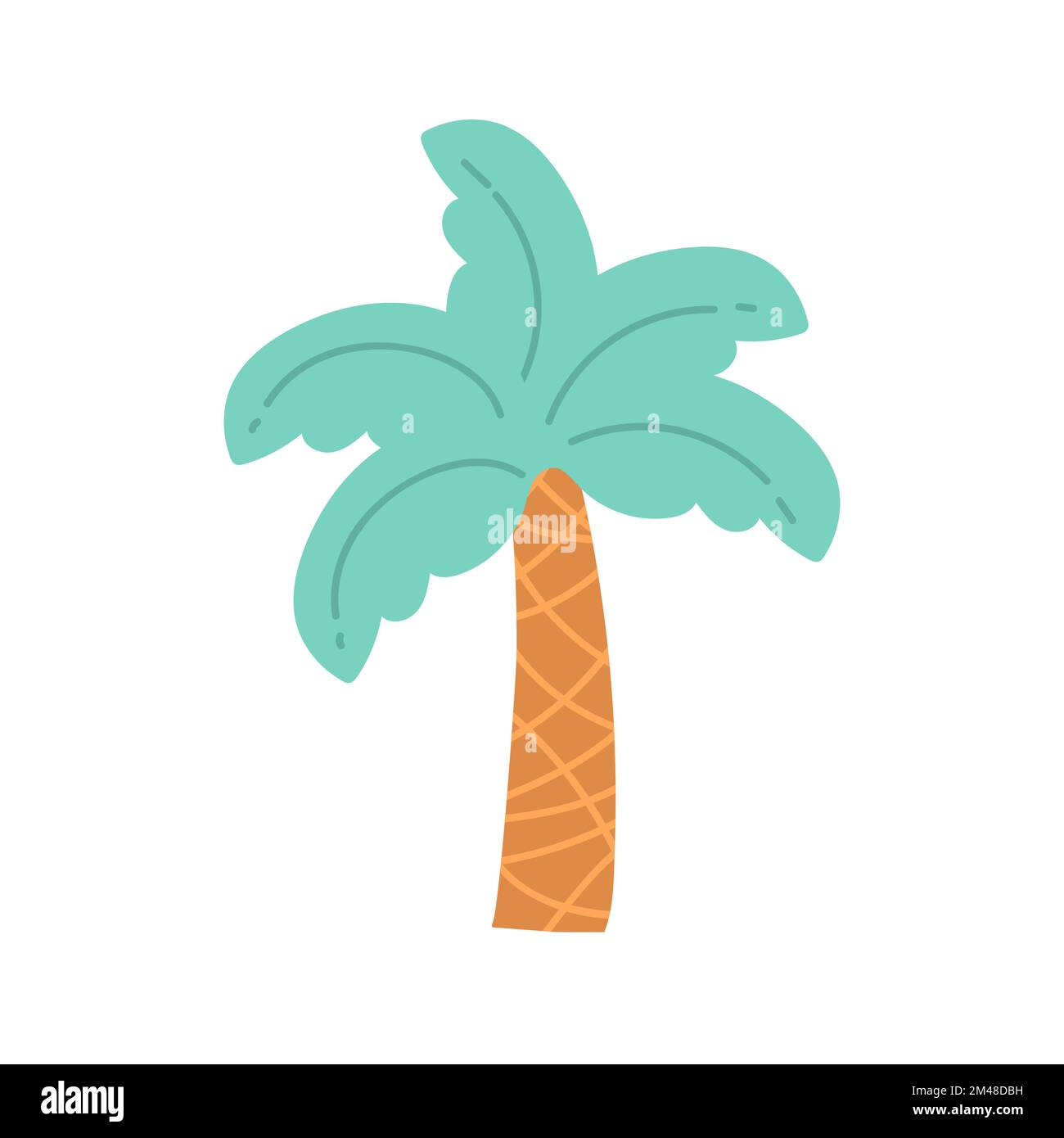 Palmetto tree silhouette Stock Vector Images - Alamy