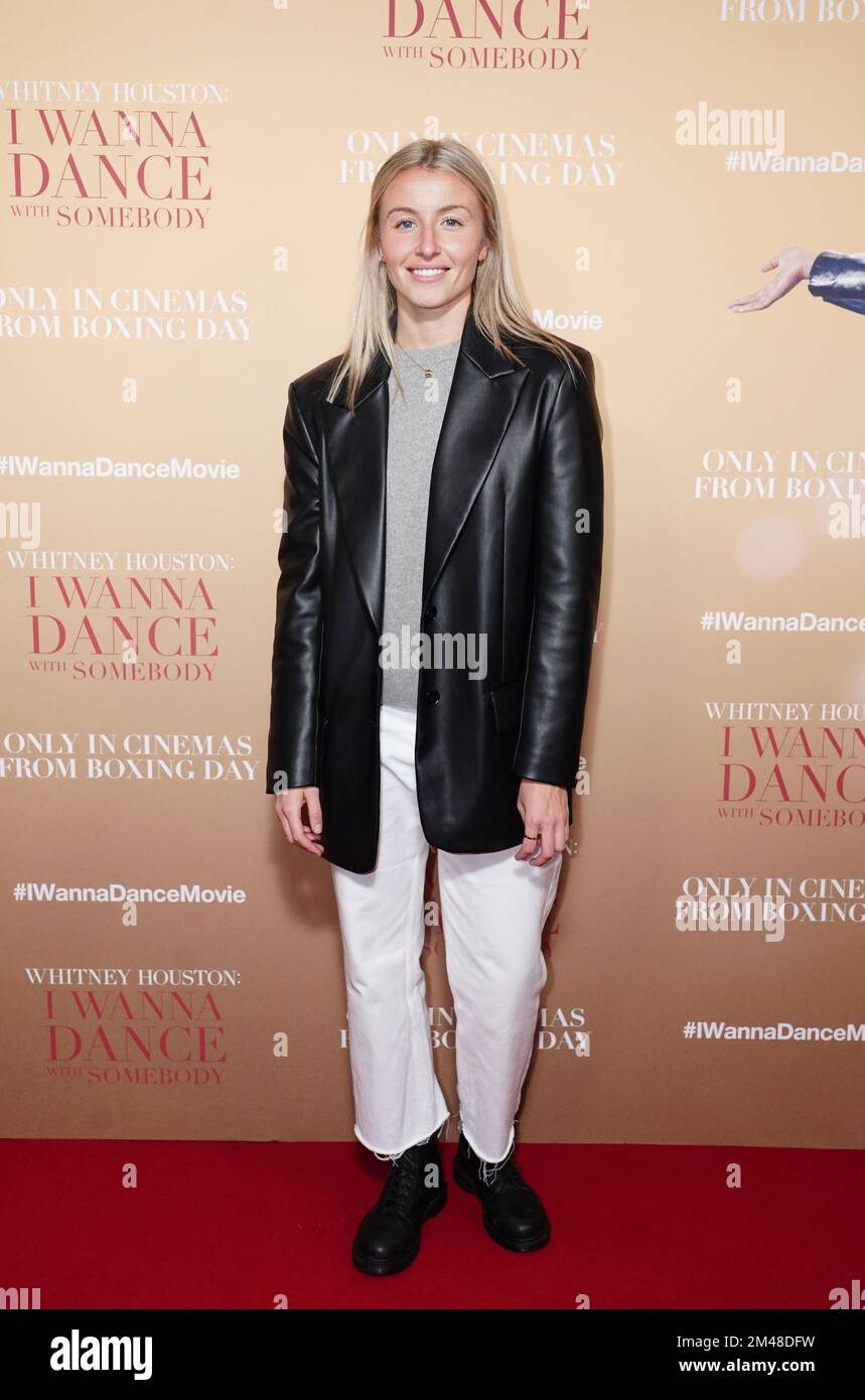 Leah Williamson arrives for the gala screening of I Want To Dance With ...