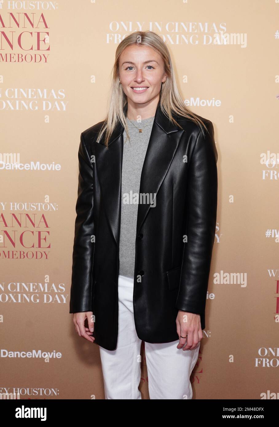 Leah Williamson arrives for the gala screening of I Want To Dance With ...