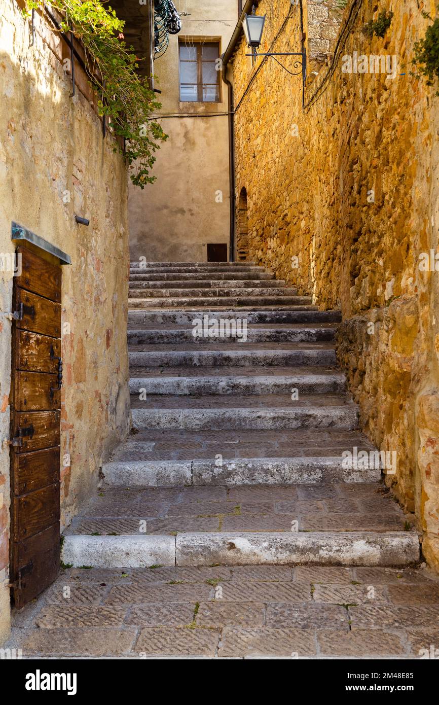Medieval wooden staircase hi-res stock photography and images - Alamy
