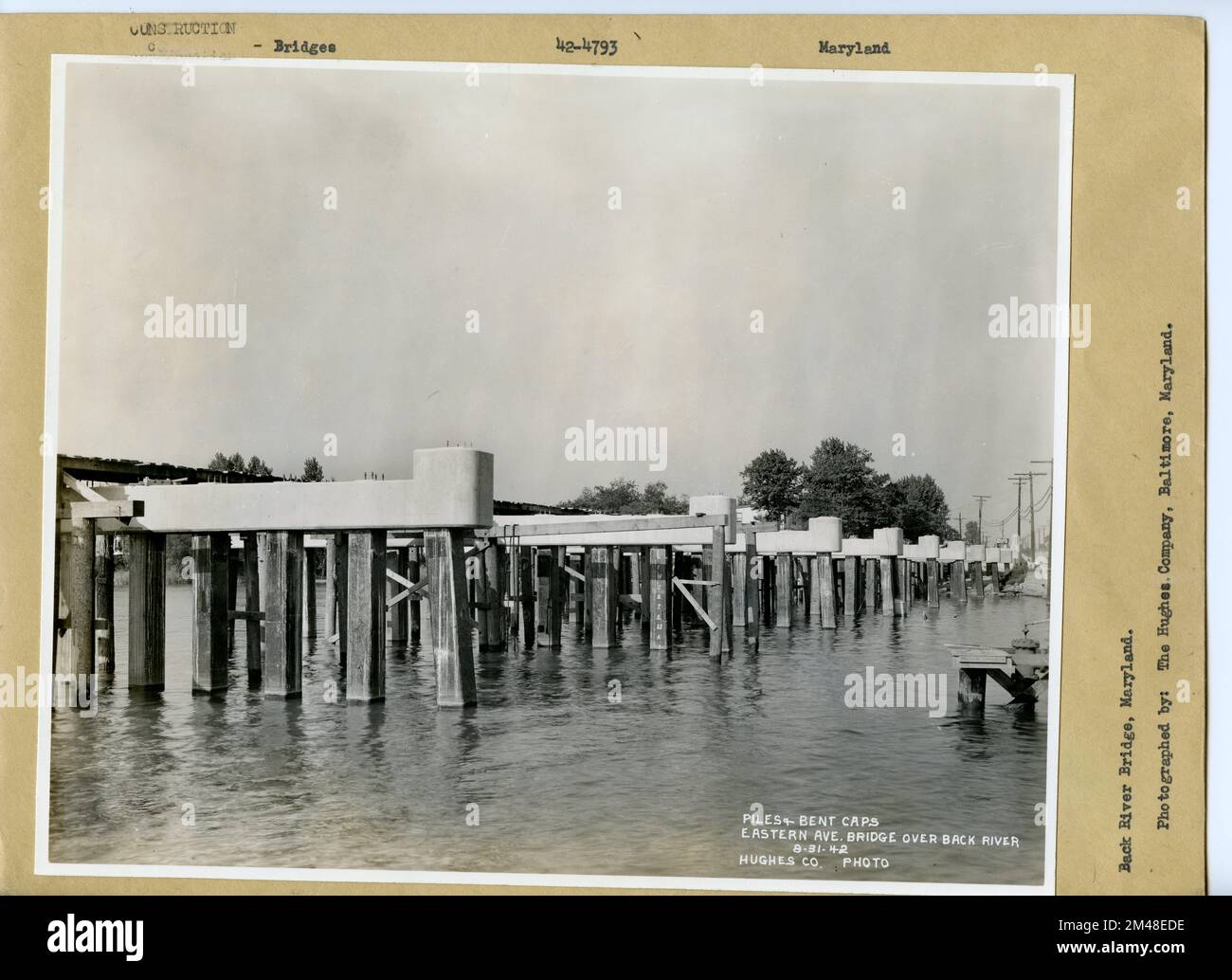 Back River Bridge, Maryland. Original caption: Back River Bridge ...