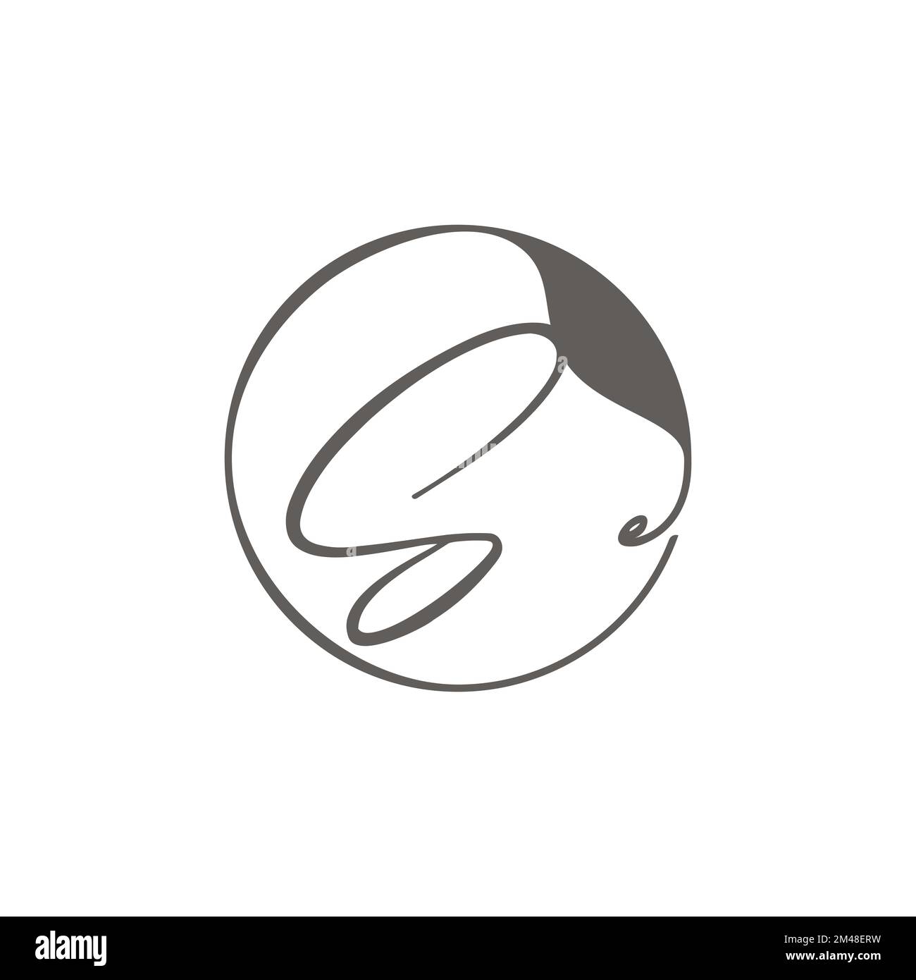 beautiful letter S infinity monogram in a very luxury and classy style ...