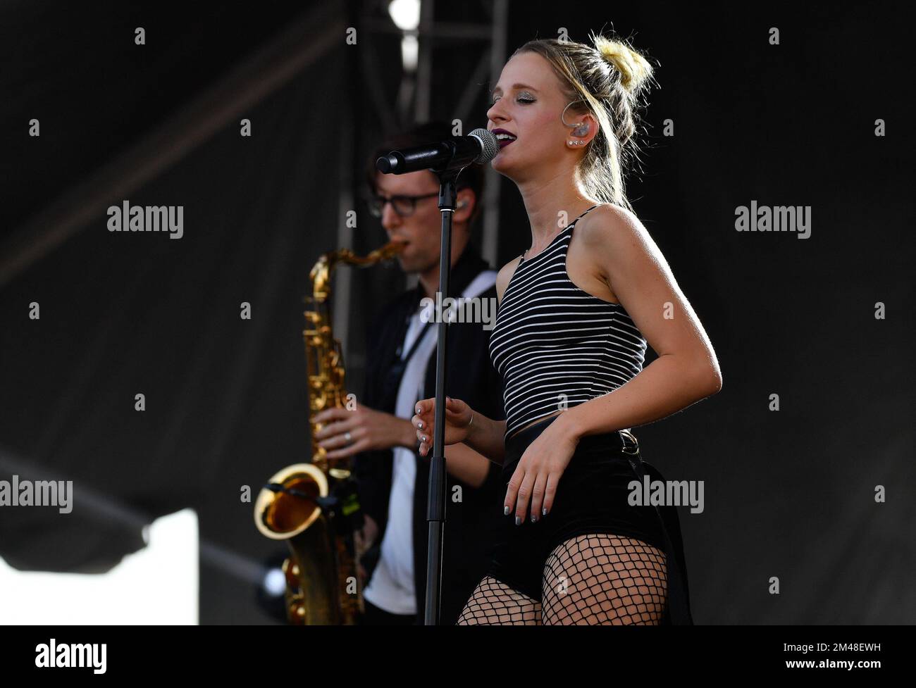 The Meadows -Marian Hill in concert Stock Photo - Alamy