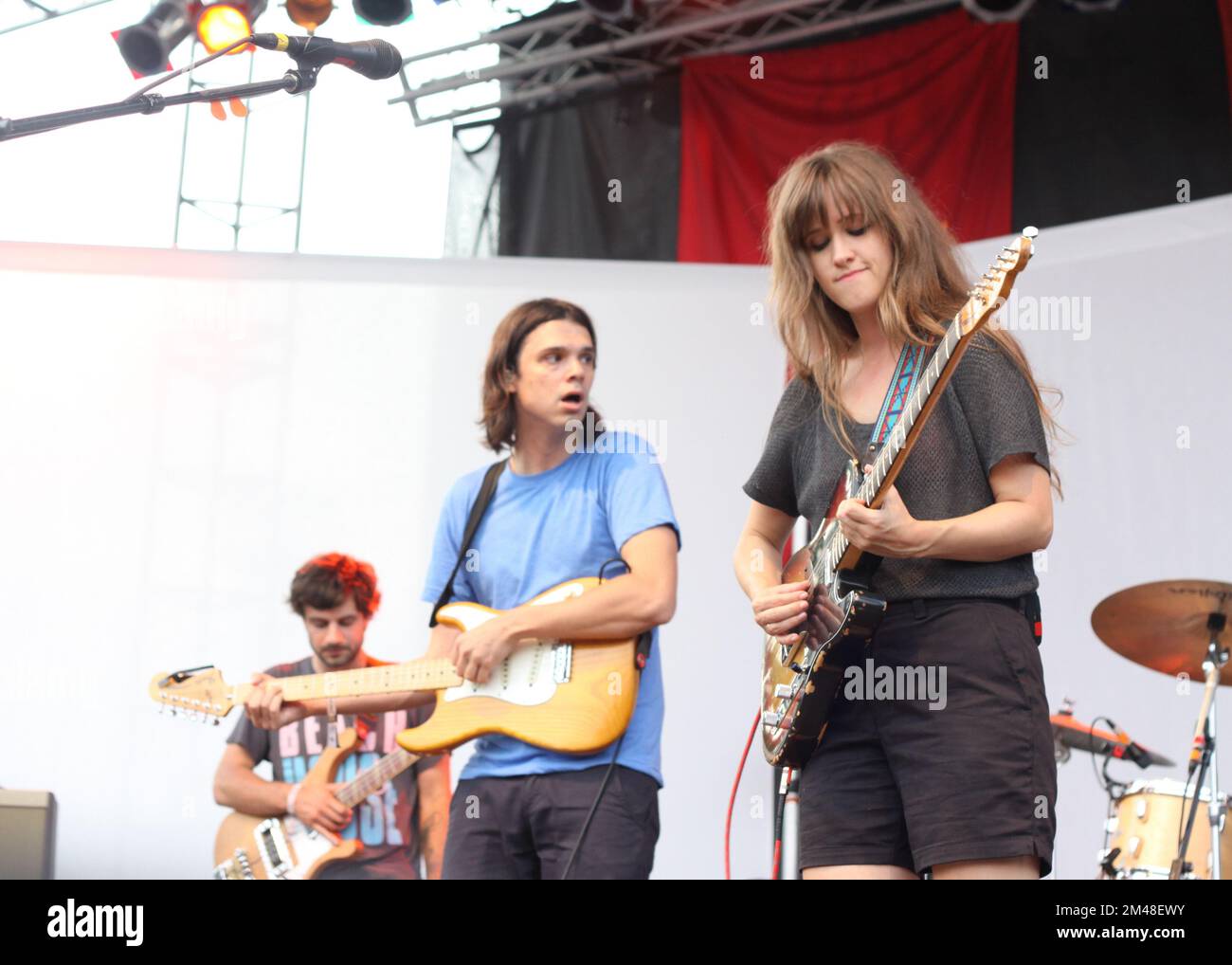 Pitchfork Music Festival - Dirty Projectors in concert Stock Photo - Alamy
