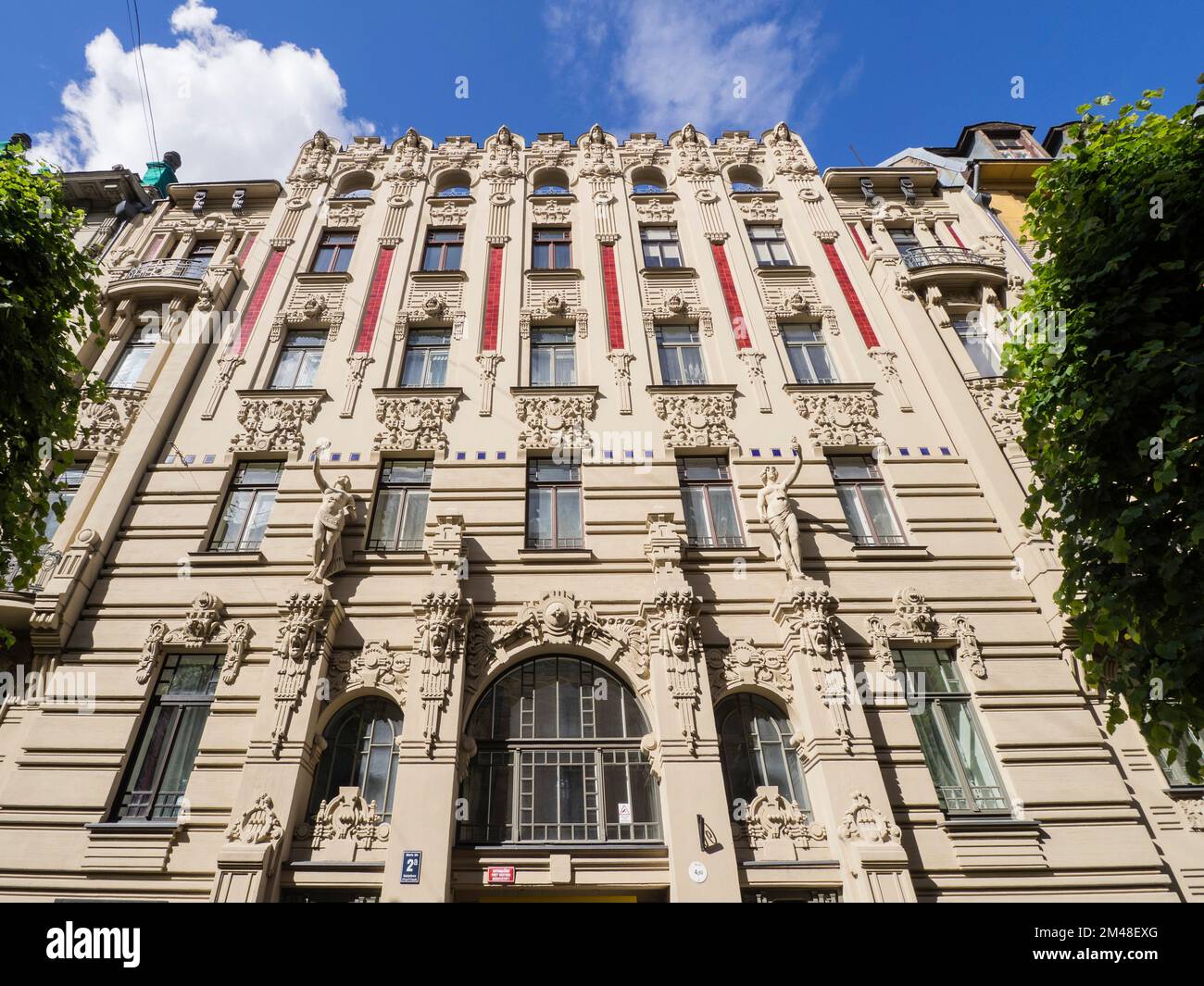 Albert street riga hi-res stock photography and images - Alamy