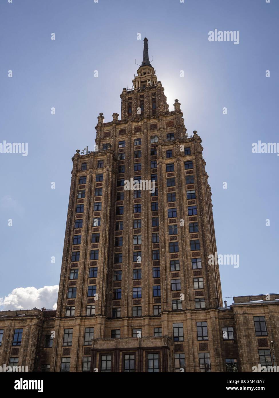 Latvian Academy of Sciences (or Stalin's Birthday Cake), Riga, Latvia ...