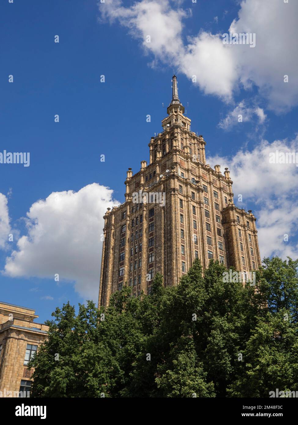 Latvian Academy of Sciences (or Stalin's Birthday Cake), Riga, Latvia ...