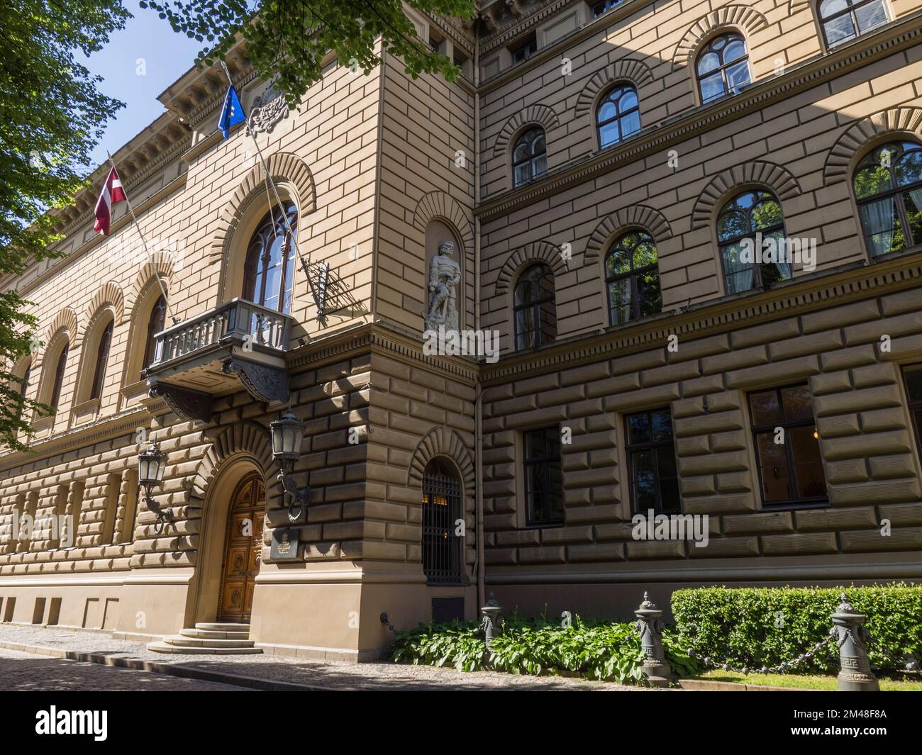 Parliament Building, Riga, Latvia, Baltic States, Europe Stock Photo ...