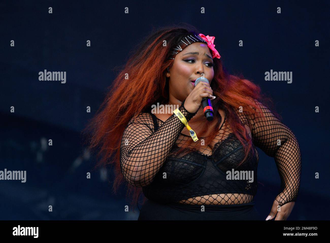 The Meadows - Lizzo in concert Stock Photo - Alamy
