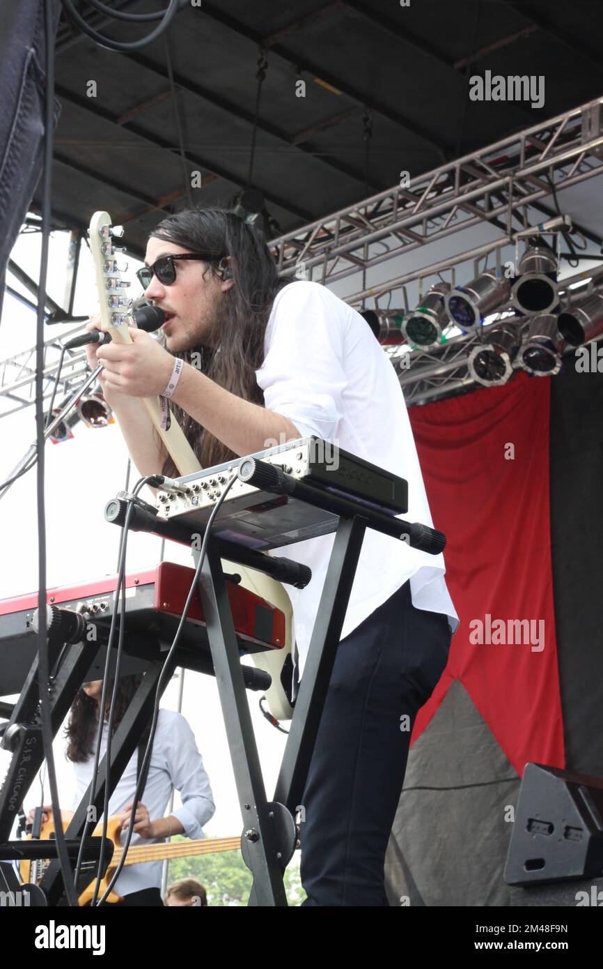 Pitchfork Music Festival - Cults in concert Stock Photo - Alamy