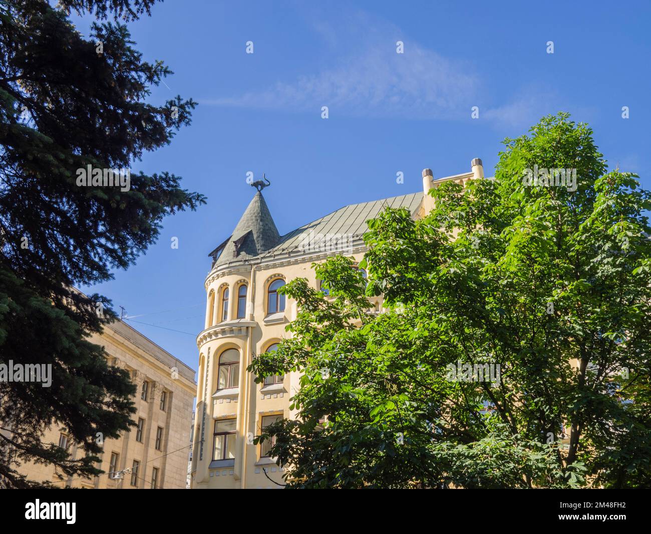 The Cat House, Riga, Latvia, Baltic States, Europe Stock Photo - Alamy